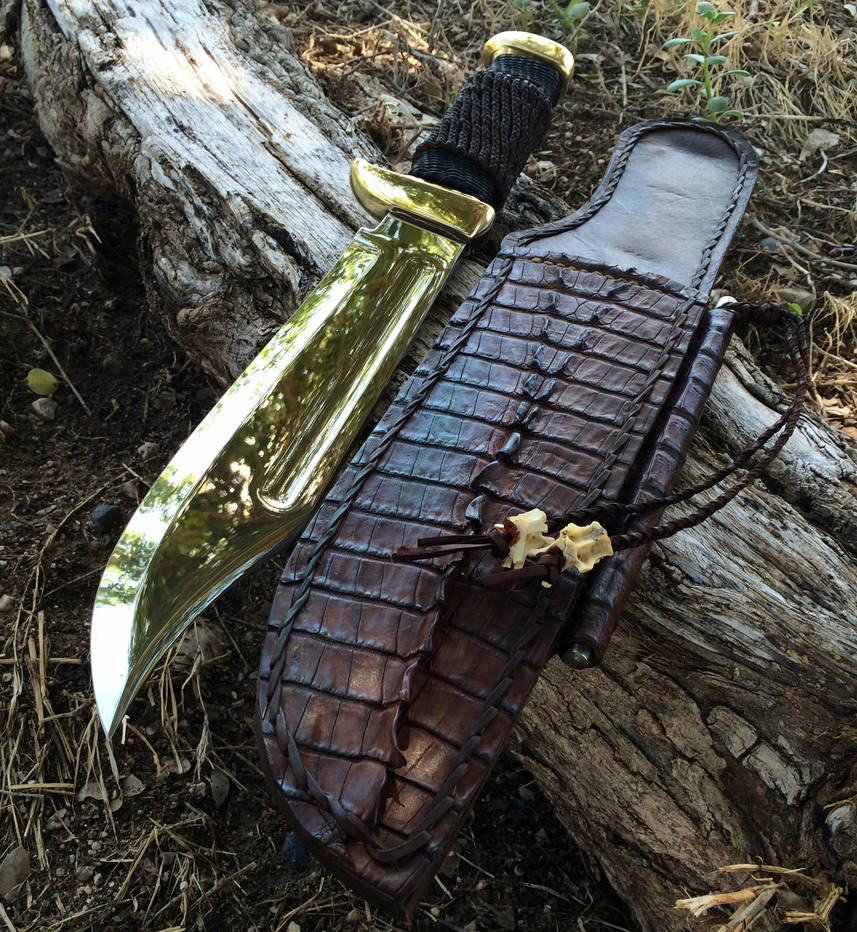 Australian Dundee Knives – Crocodile Dundee Bowie – Texan Knives